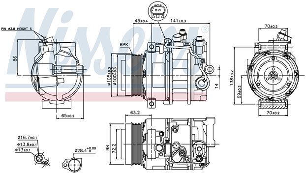 Compresor clima MERCEDES C-CLASS W 203 (00-) | Radiatoare Oradea